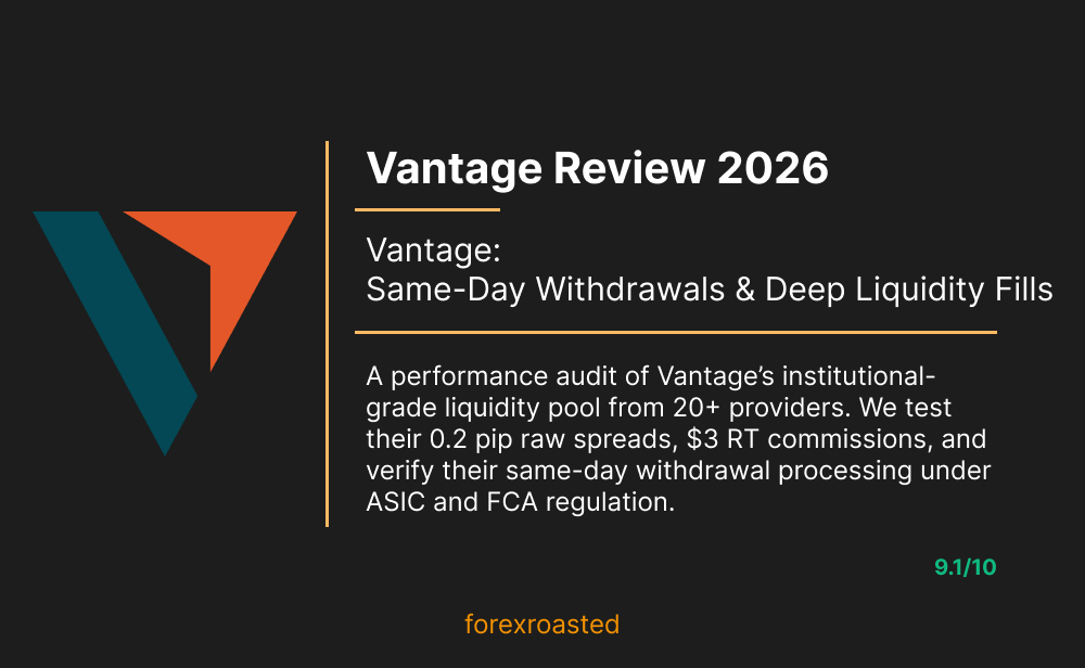 Vantage Review 2026: Real Money Forex Test & Rating